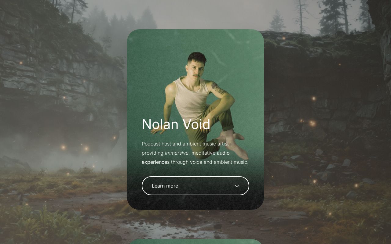Wellness Audio Experiences: Nolan Void